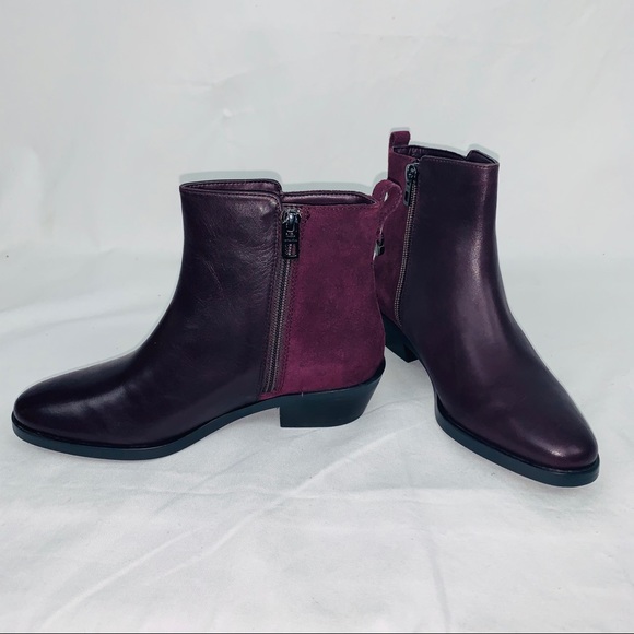 Coach | Shoes | Coach Carmen Plum Suedeleather Bootie | Poshmark